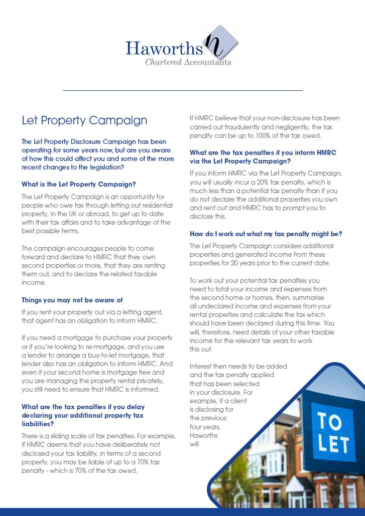Let Property Campaign - Settle